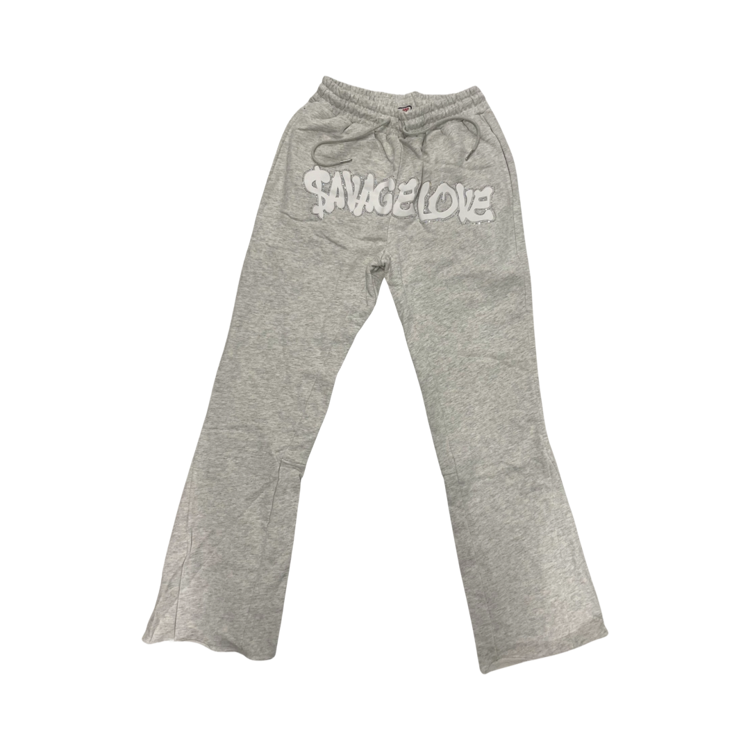 Grey Flare Sweats – $avage Love
