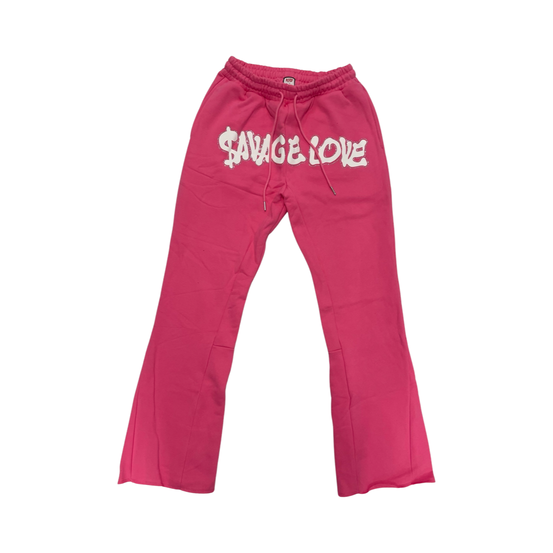 Pink flare sweats – $avage Love